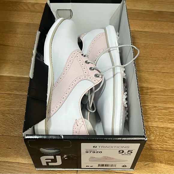 FootJoy | Shoes | Footjoy New In Box Traditions Golf Shoes White Gray ...